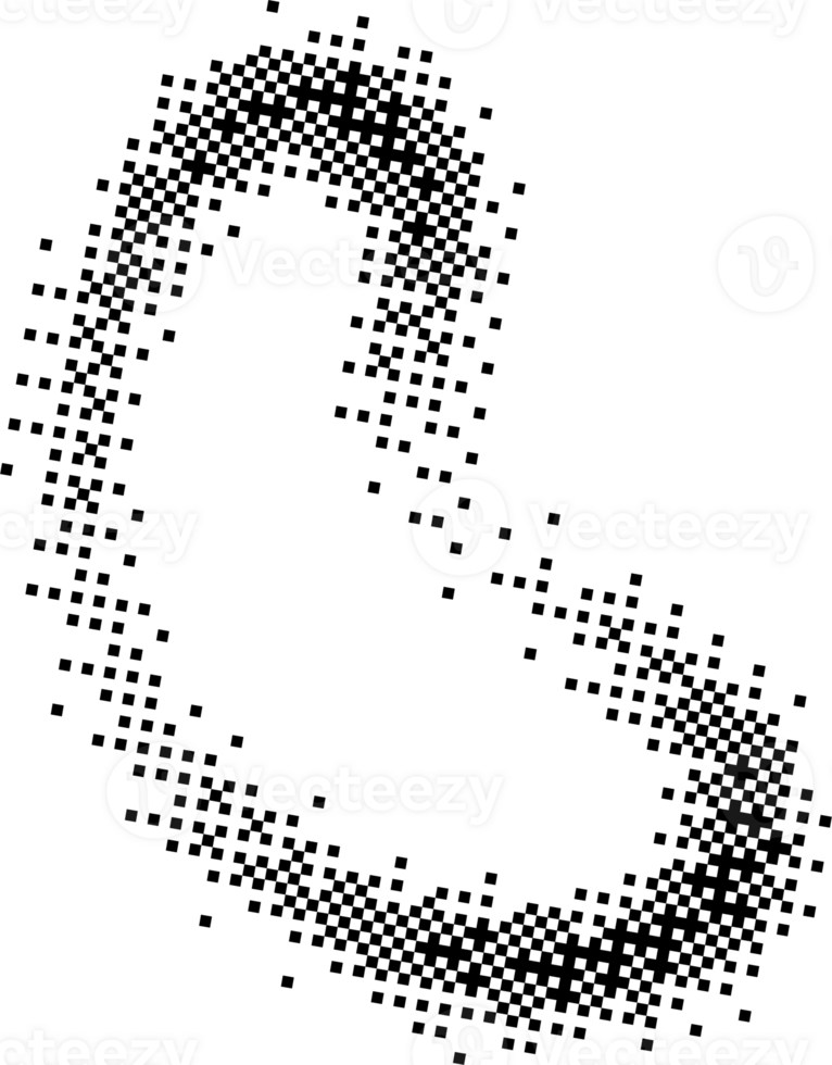 Bitmap Pattern Background Organic Shape Y2k Gradient Retro Element Abstract Noisy Glitch