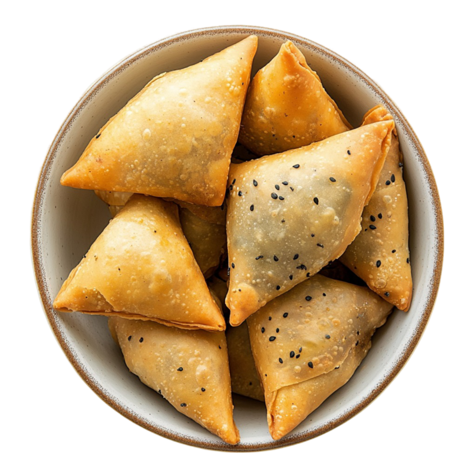 Nutritious North Indian Samosas on Transparent Background 55613589 PNG