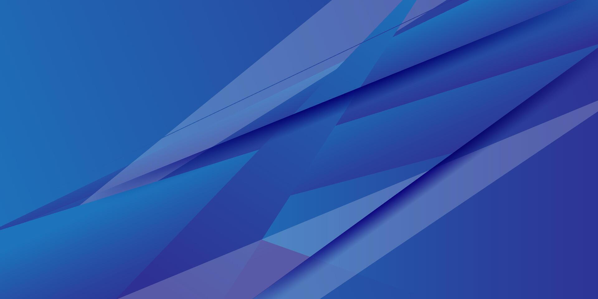 Abstract Dynamic Blue Gradient Illustration Background With Simple Rectangular Paper Cut Pattern