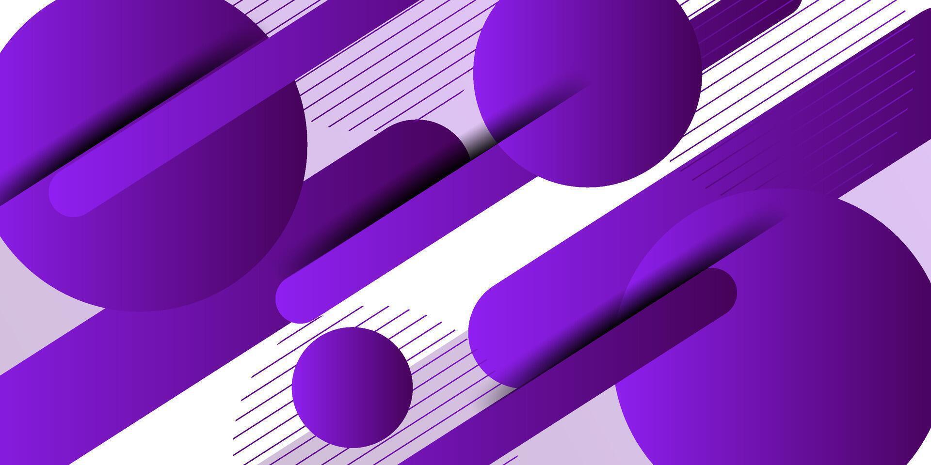 Abstract Dynamic Purple Gradient Illustration Background With Simple Shadow Pattern In Rectangle