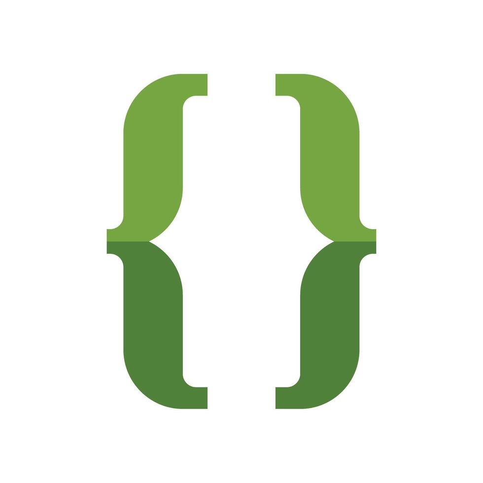 Green Curly Brackets Representing Programming And Coding 55632504 Vector Art At Vecteezy