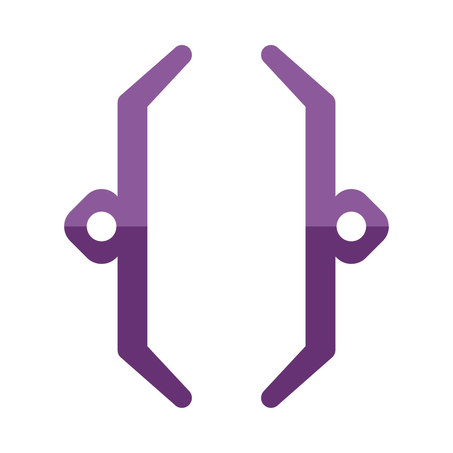 Purple Curly Brackets Programming Symbol Representing Coding And Development 55632508 Vector Art