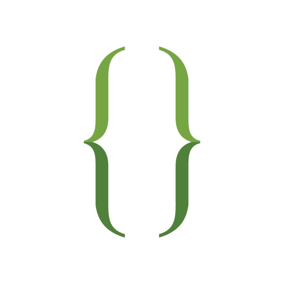 Green curly brackets programming code symbol representing development ... Green curly brackets programming code symbol representing development ...