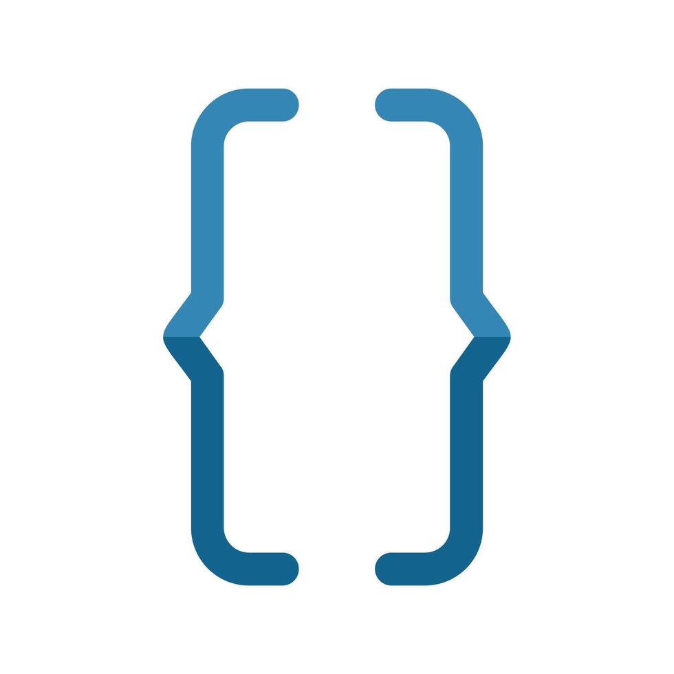 Blue Curly Brackets Representing Programming And Coding 55632528 Vector Art At Vecteezy