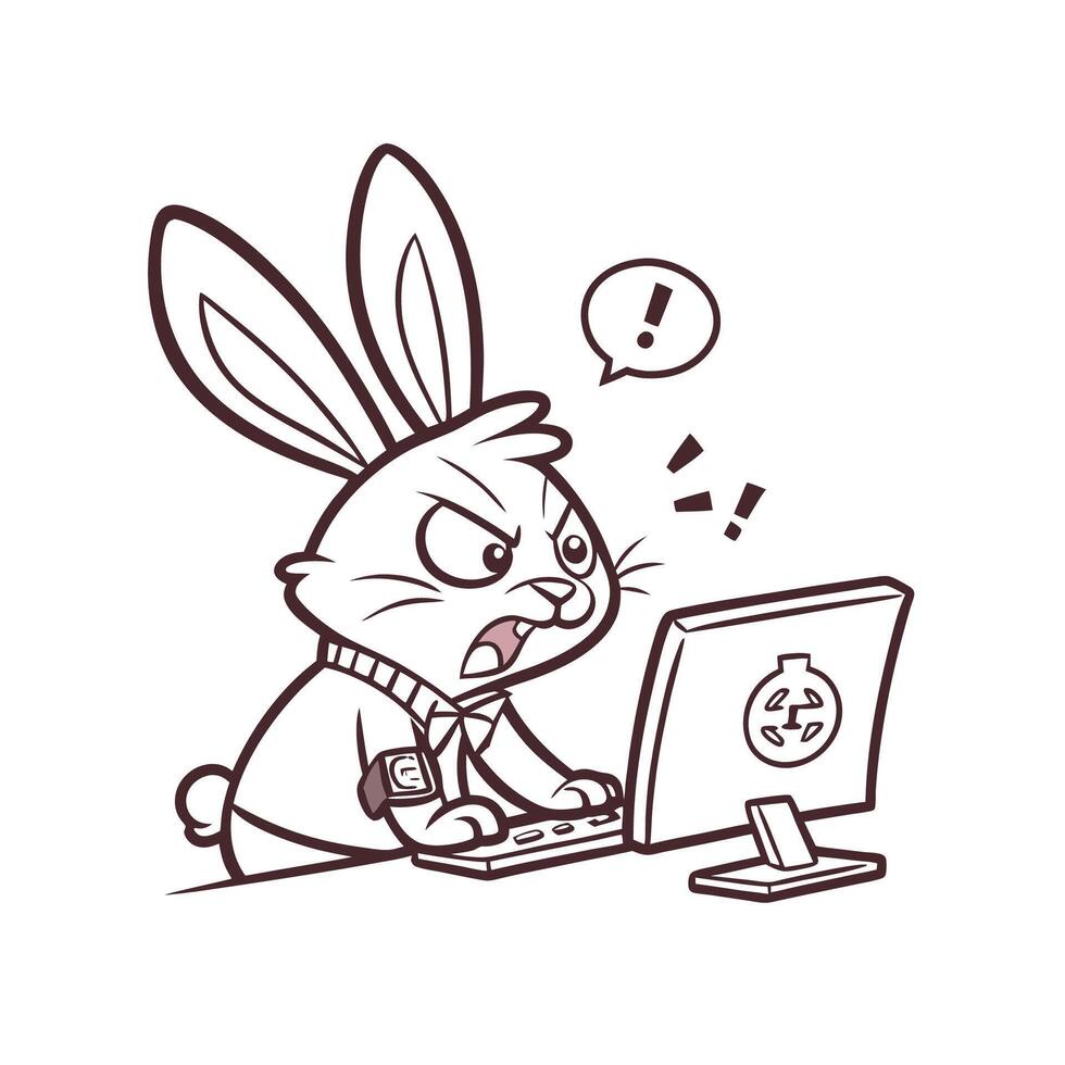 Bunnys Exciting Coding Adventure 55633711 Vector Art At Vecteezy 6665