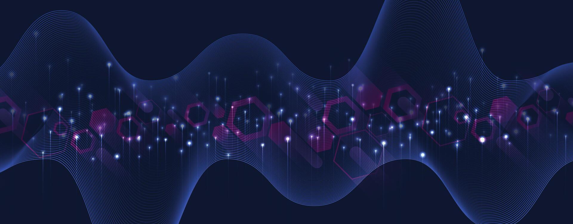 Abstract digital light ray technology background with glowing particles 55650014 Vector Art at ...