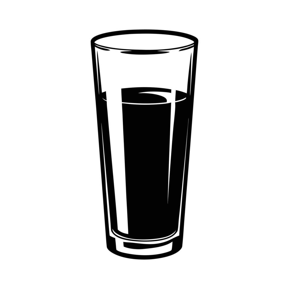 highball glass silhouette 55653416 Vector Art at Vecteezy
