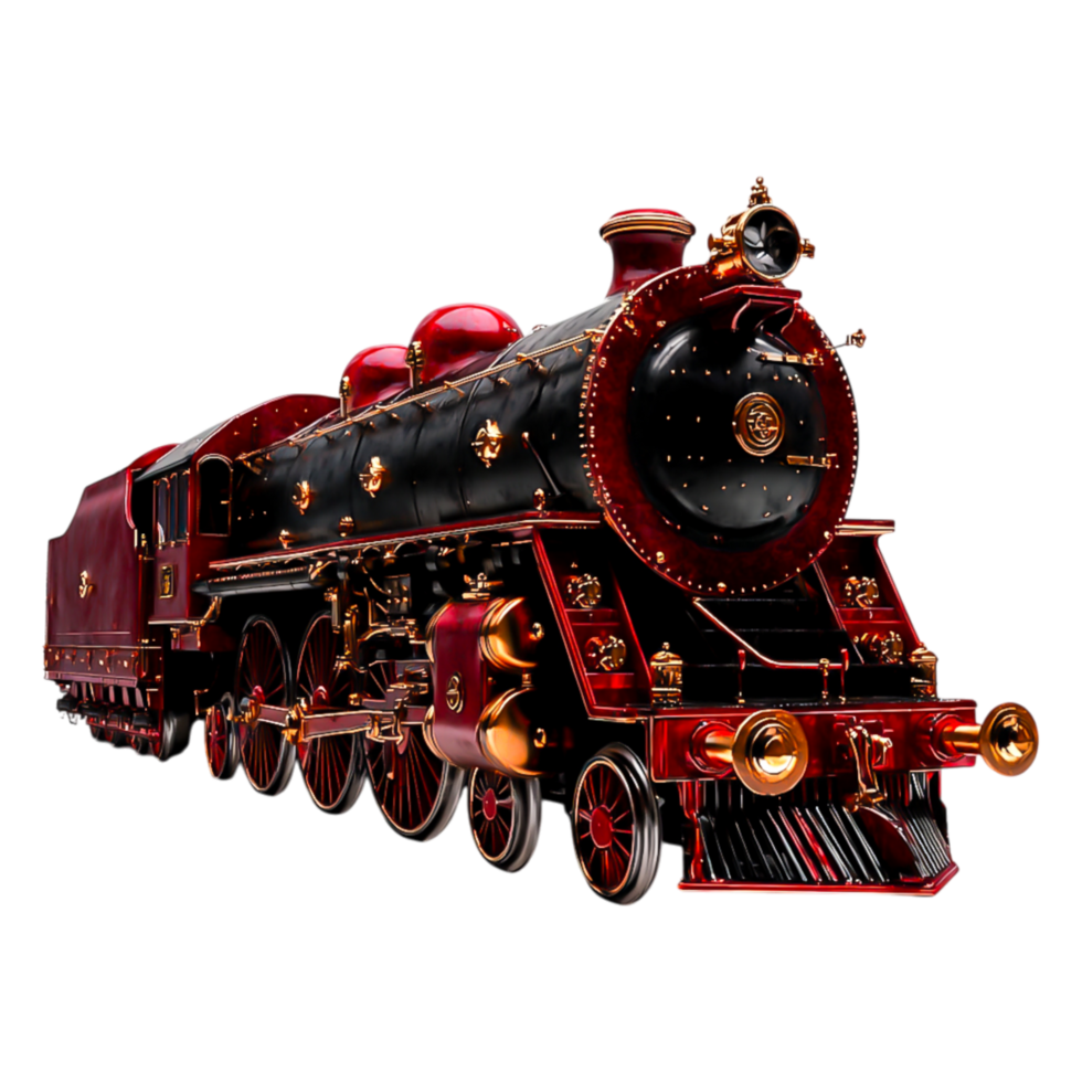 Elegant Vintage Steam Locomotive 55663038 PNG
