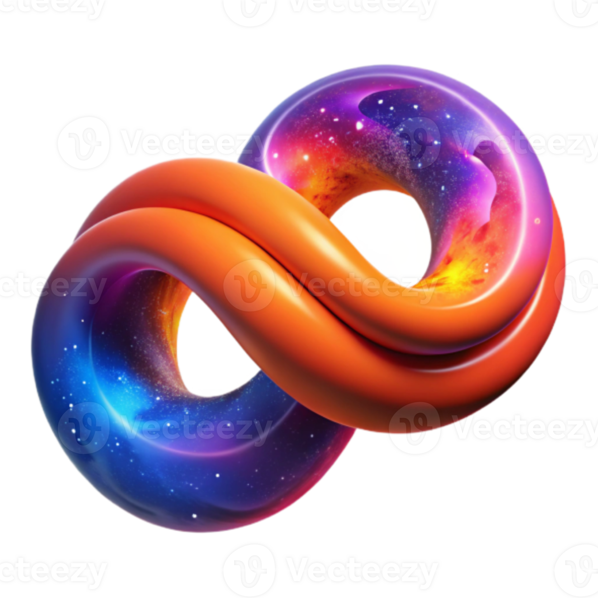 Cosmic Infinity Loop Render Abstract Background Image 55663592 Png