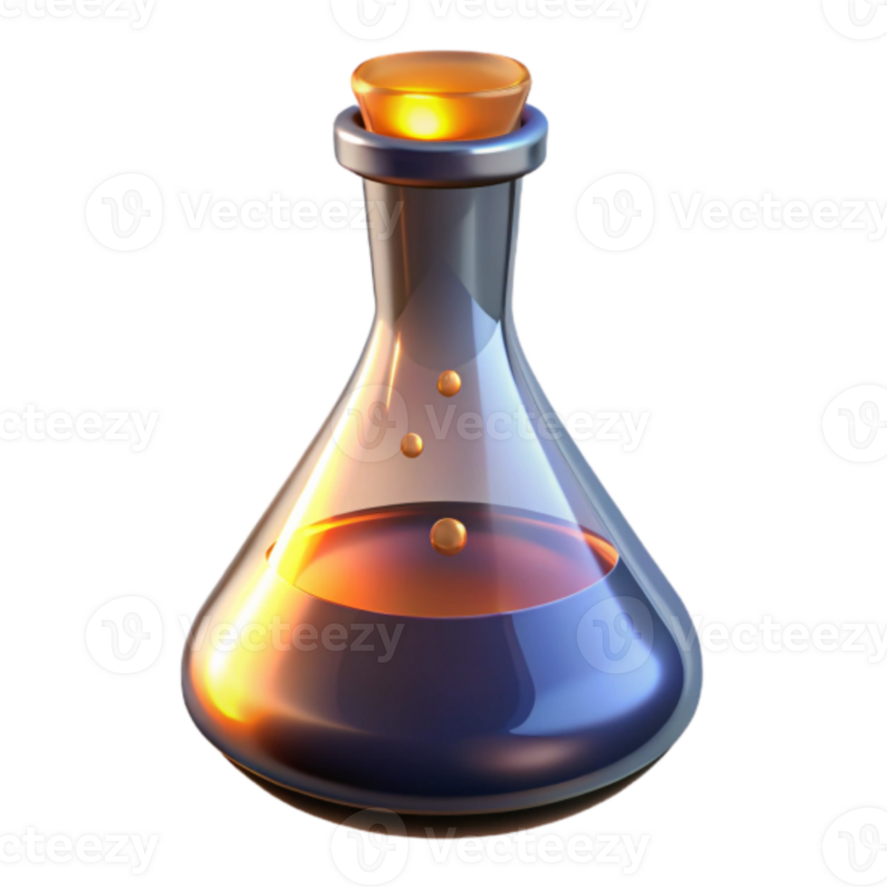 Glowing Erlenmeyer Flask Render Illustration 55663705 PNG Glowing Erlenmeyer Flask Render Illustration 55663705 PNG