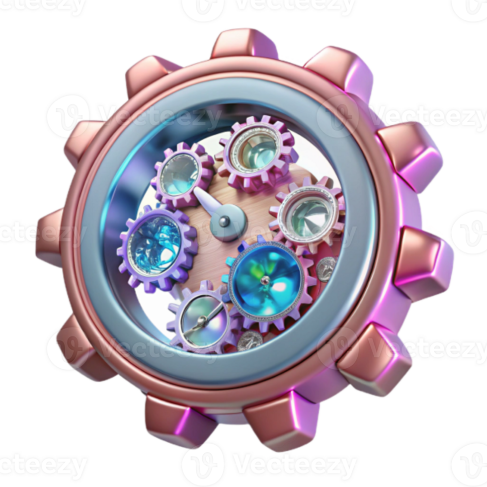 Colorful Gear Mechanism Illustration Intricate Gears and Clockwork ... Colorful Gear Mechanism Illustration Intricate Gears and Clockwork ...
