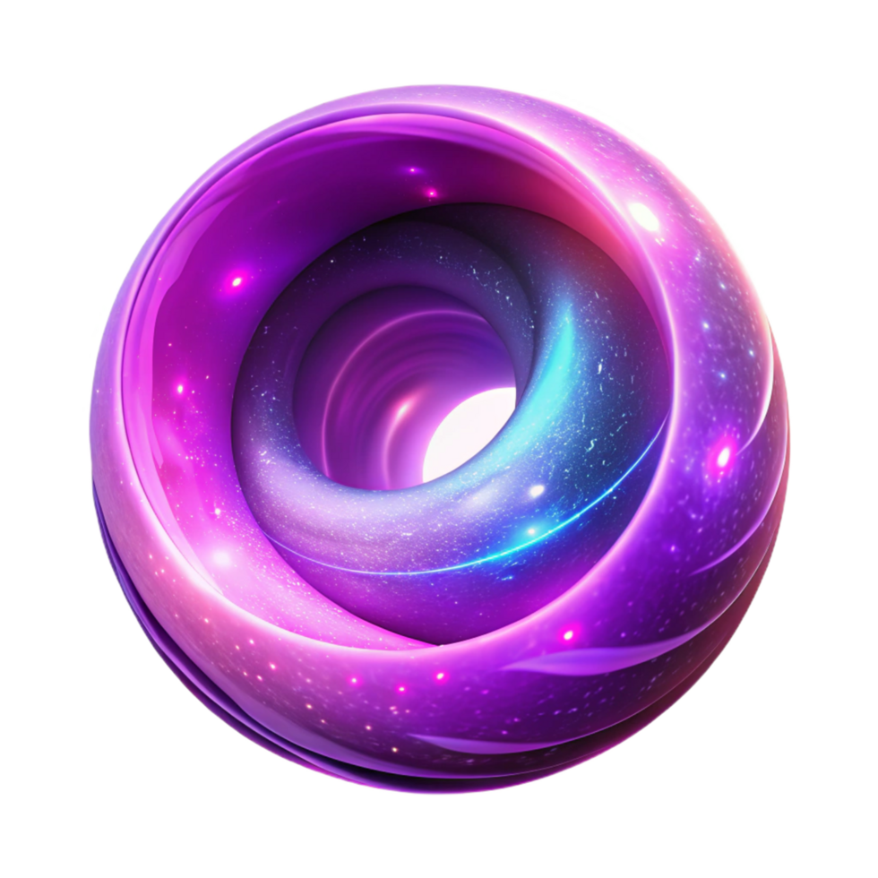 Cosmic Sphere Abstract Art A Dynamic Depiction Of A Sphere Navigating The Cosmos Captured In