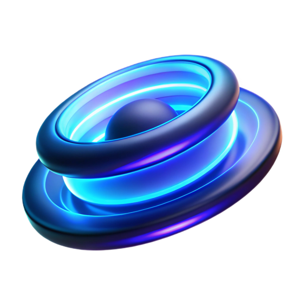 Glowing Orb Abstract Three Dimensional Render In A Creative Scene Of
