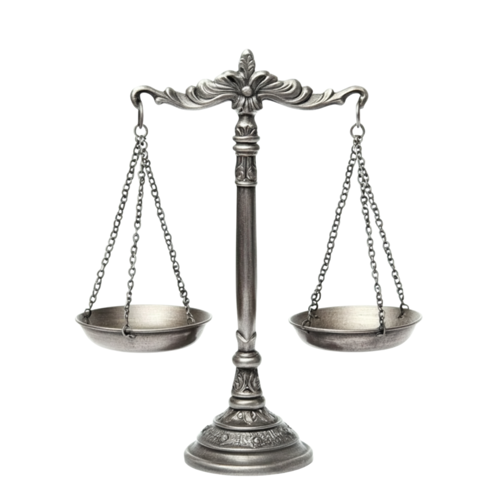 Balanced metallic scales of justice symbolizing fairness equality and ... Balanced metallic scales of justice symbolizing fairness equality and ...