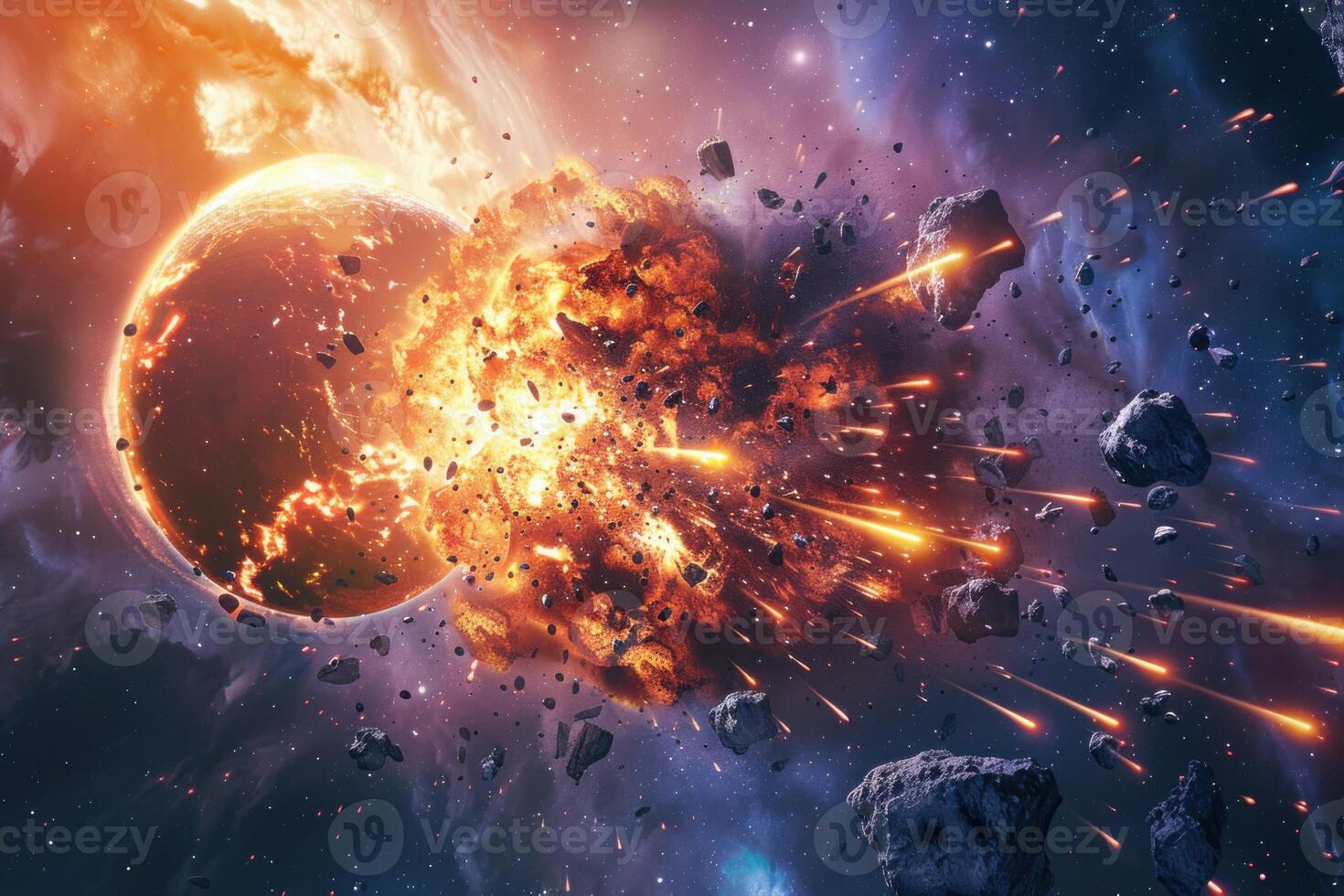 Exploding Planets Stock Photos, Images and Backgrounds for Free Download