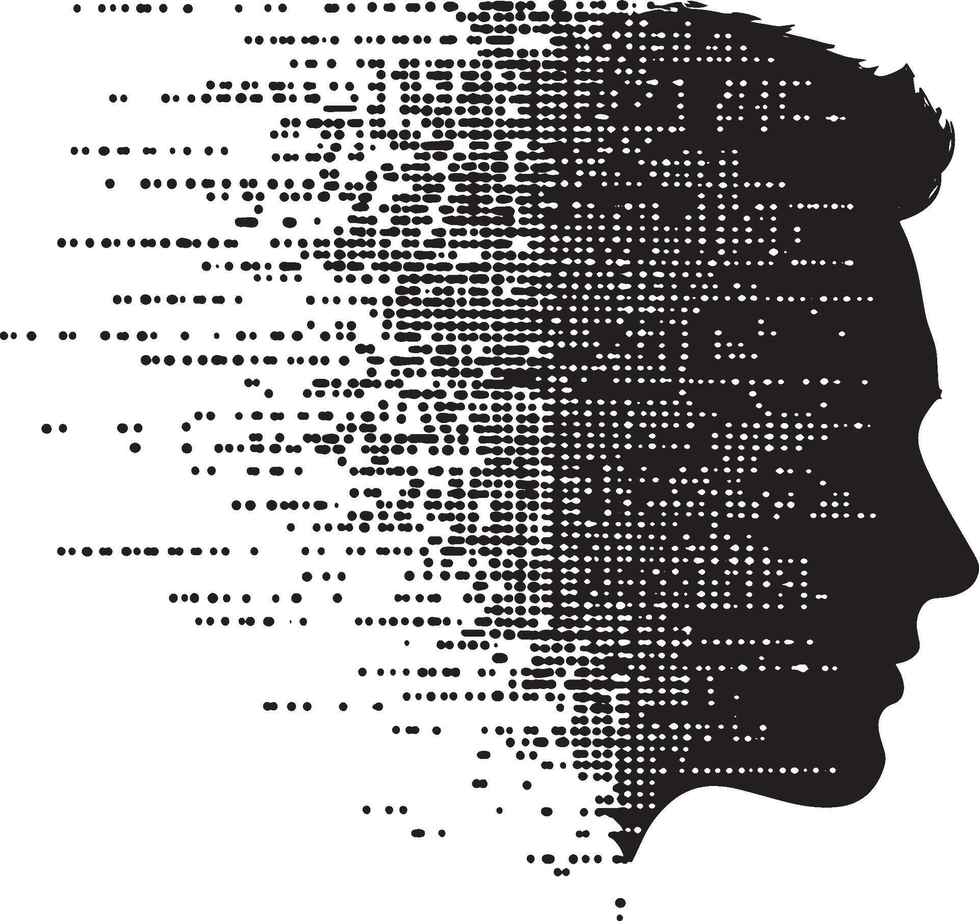 Code symbolizing programming simple silhouette black illustration ...