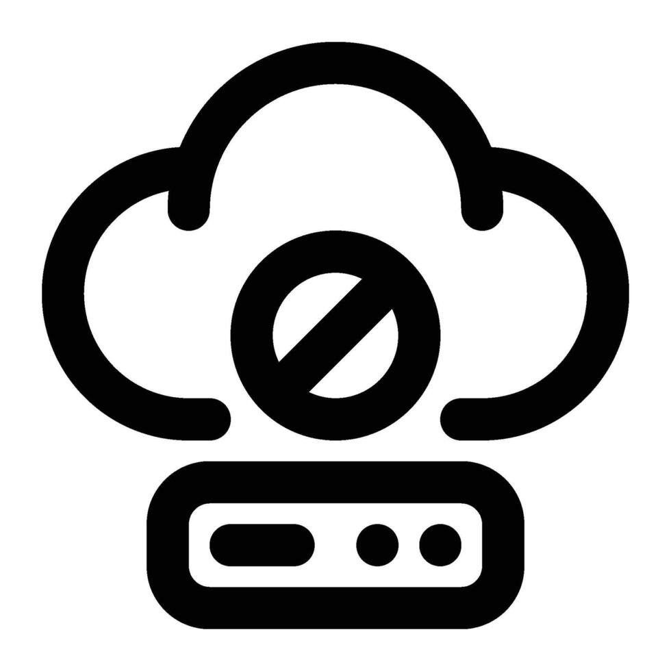 Serverless Computing Architecture Outline Icon 55711782 Vector Art At Vecteezy