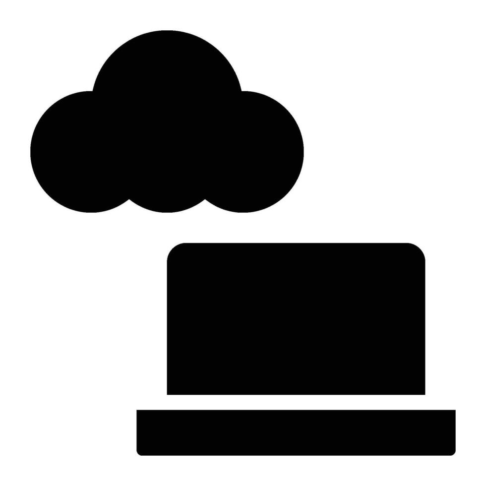 Cloud Computing, Cloud Service Glyph Solid Icon 55711862 Vector Art at Vecteezy