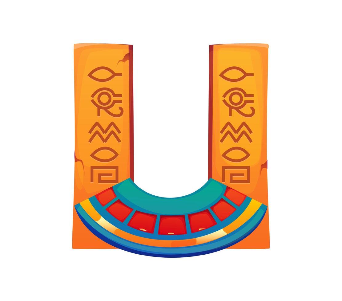 Cartoon egyptian font stone columns U letter 55712843 Vector Art at ... Cartoon egyptian font stone columns U letter 55712843 Vector Art at ...