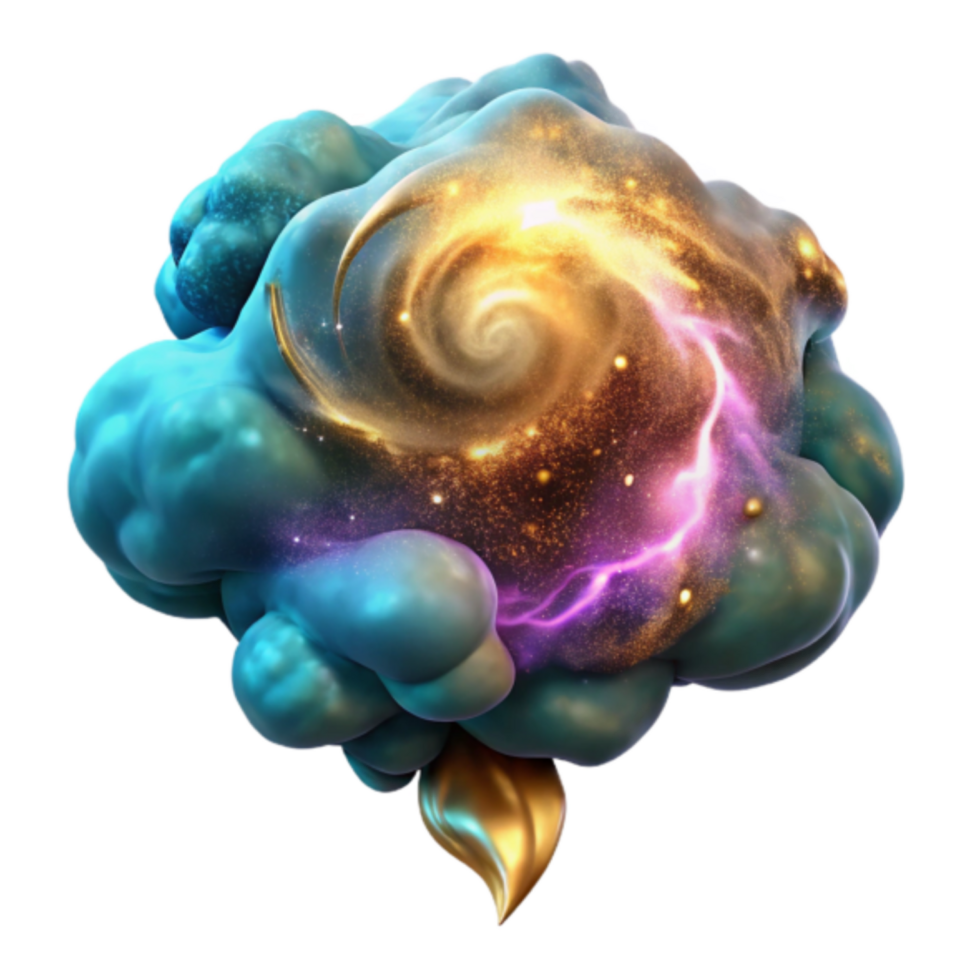 Cosmic Nebula Render Abstract Background Illustration 55717944 PNG