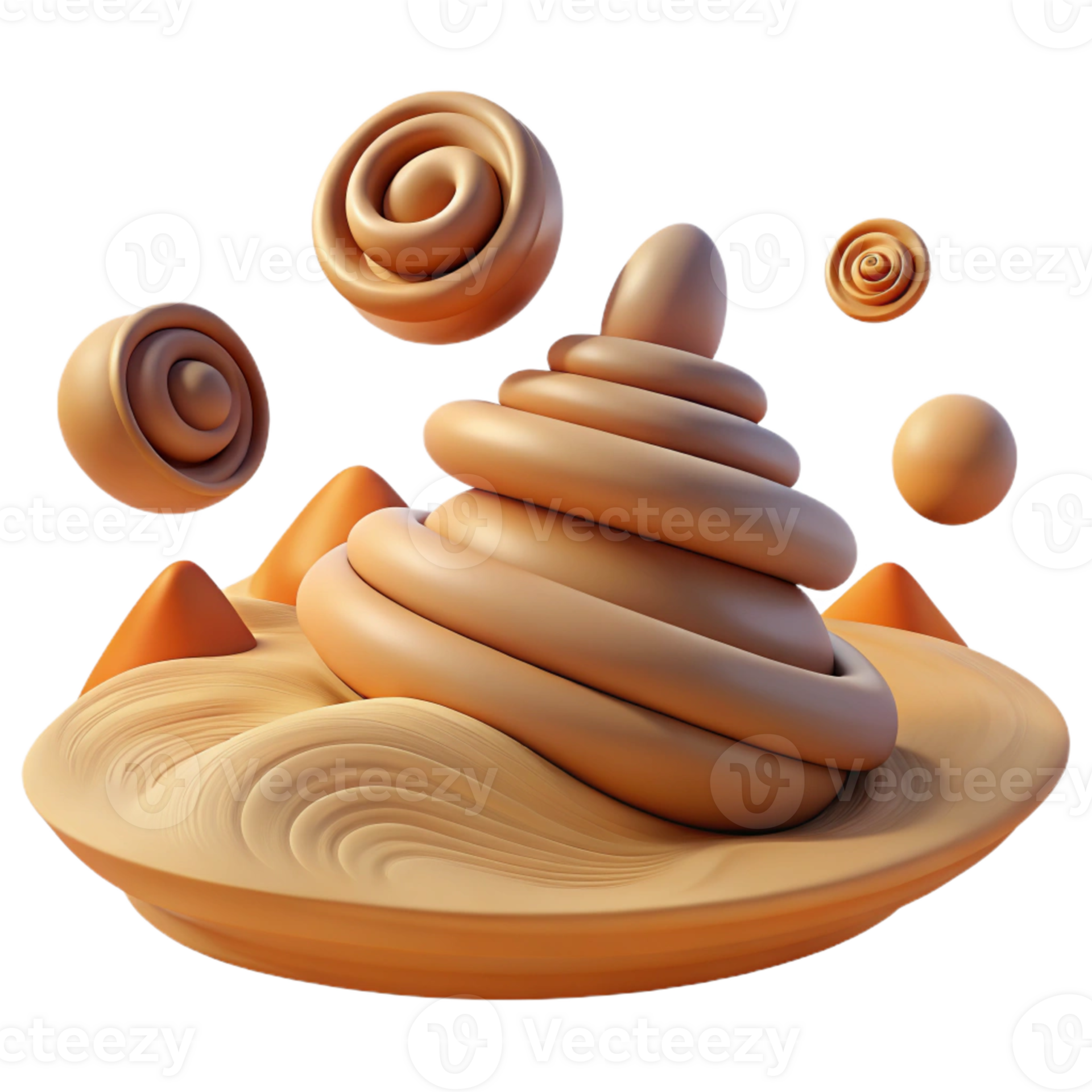 Abstract 3d Render Swirling Forms A Dynamic Depiction Of Swirling Forms Captured In Abstract