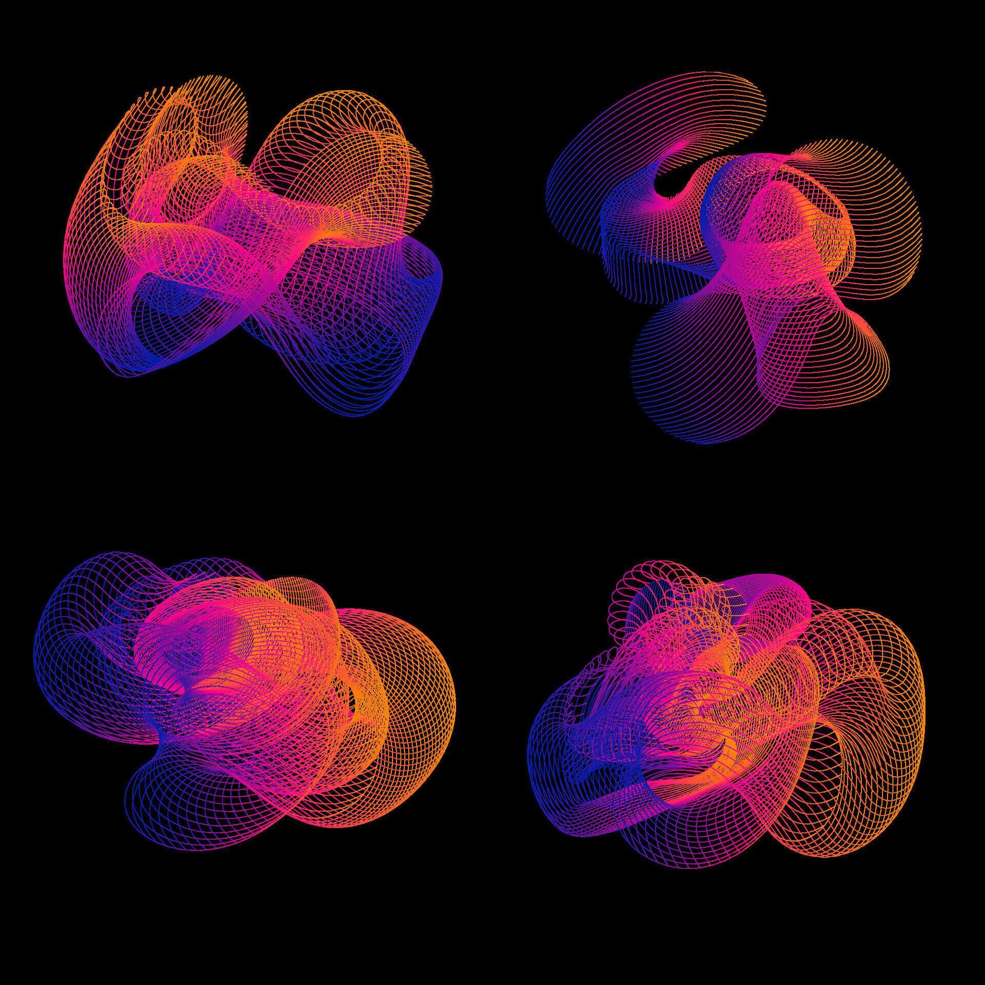 Set, collection of abstract, linear objects. Design element 55722280 Vector Art at Vecteezy