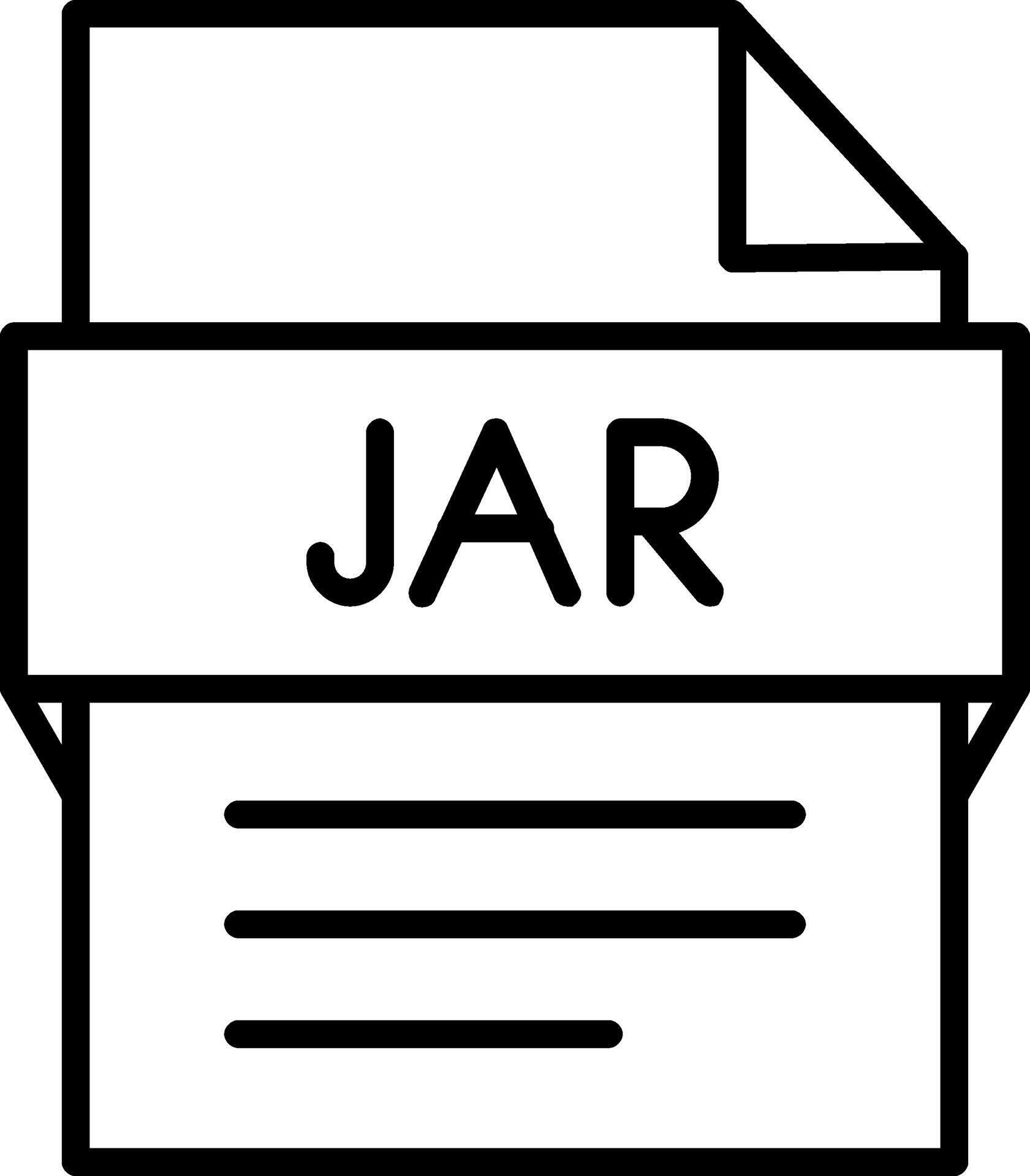 Jar File Icon Design Symbol 55730323 Vector Art at Vecteezy