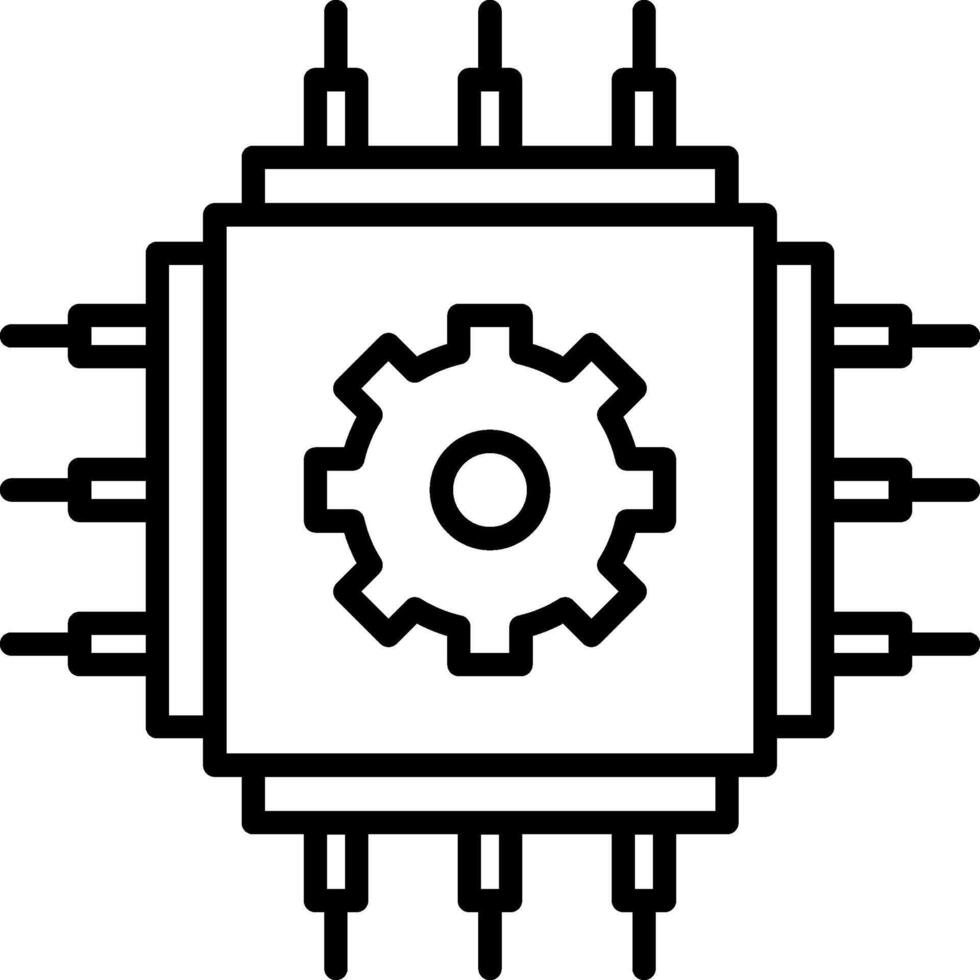 Cpu Icon Design Symbol 55730515 Vector Art At Vecteezy
