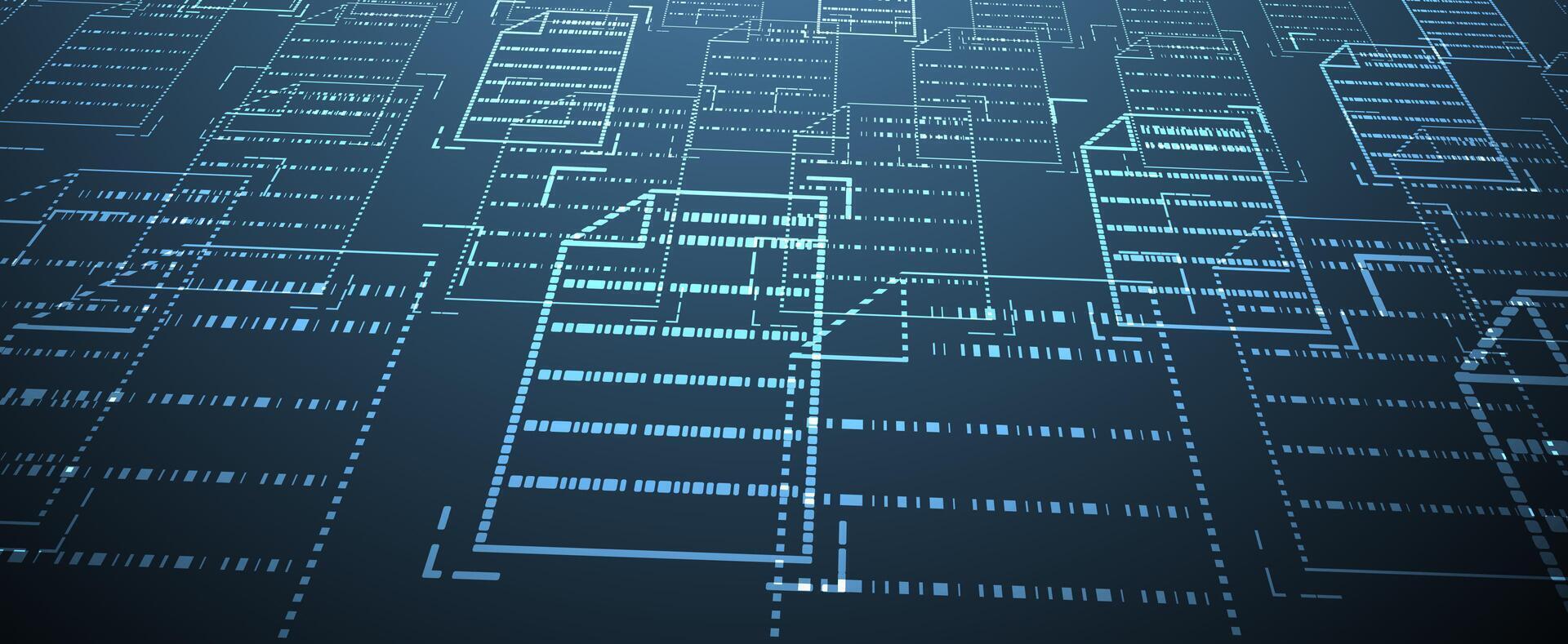 Visualizing data flow through a holographic folgers technology ...
