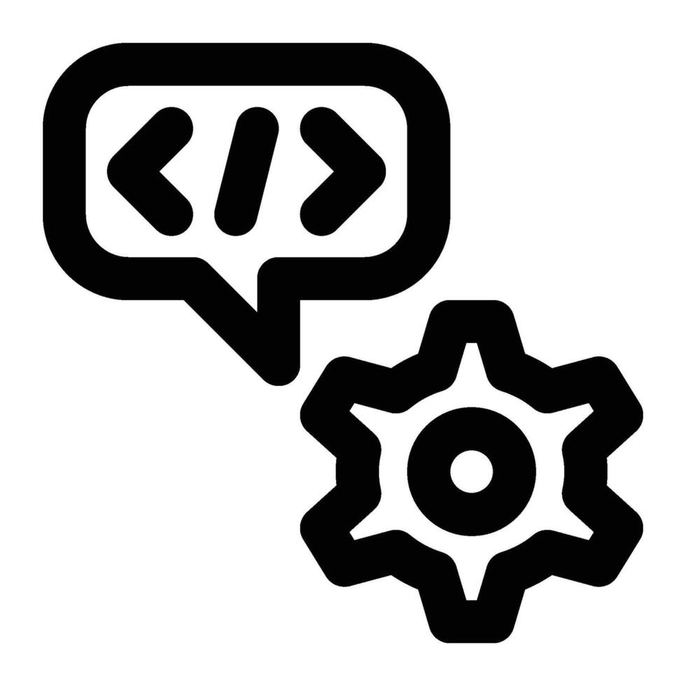 Programming Language Outline Icon 55732314 Vector Art at Vecteezy