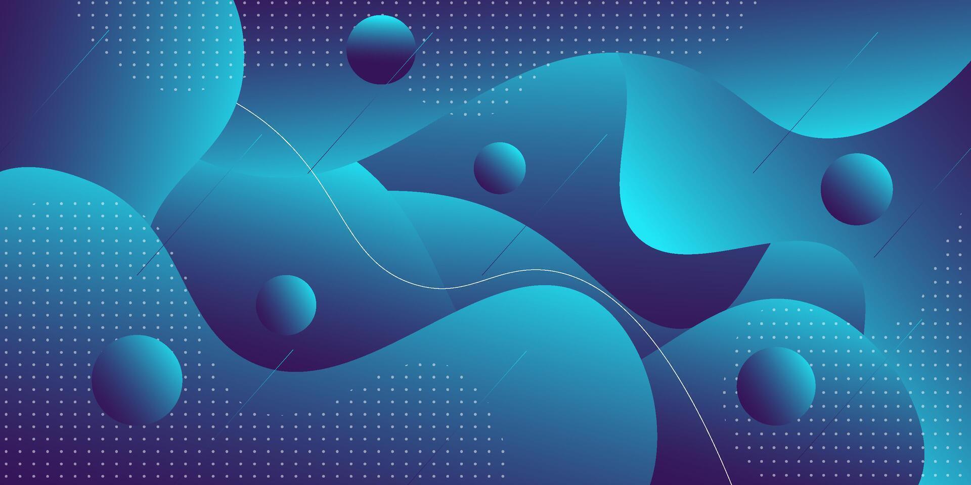 Abstract blue gradient wave background with simple shape elements. Elegant concept. Eps10 ...