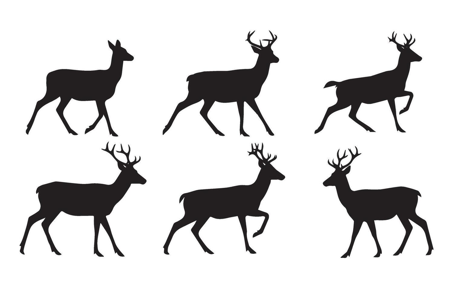 Traditional Deer Head Patterns for Crafts 55735048 Vector Art at Vecteezy
