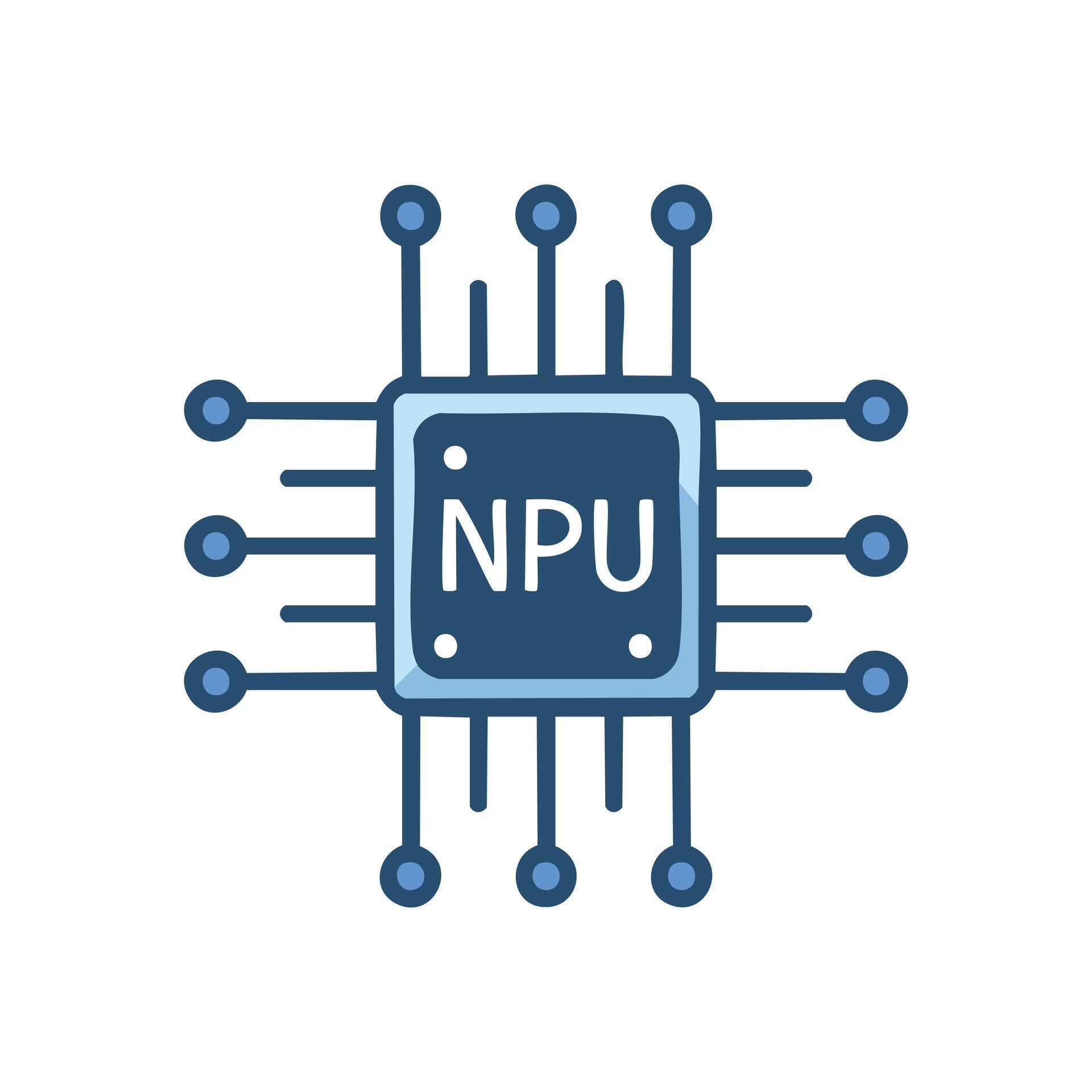 A NPU Neural Processing Unit simple illustration 55735423 Vector Art at Vecteezy