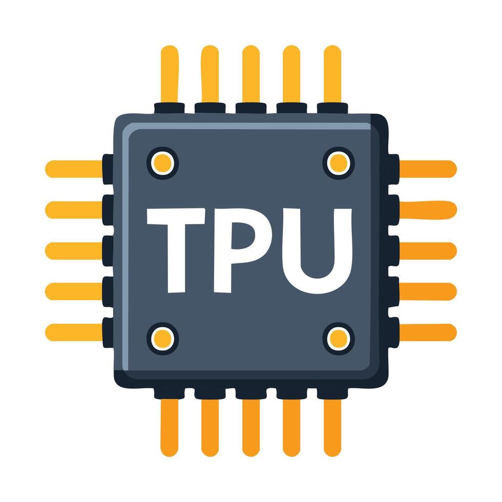 A TPU Tensor Processing Unit simple illustration 55735453 Vector Art at Vecteezy