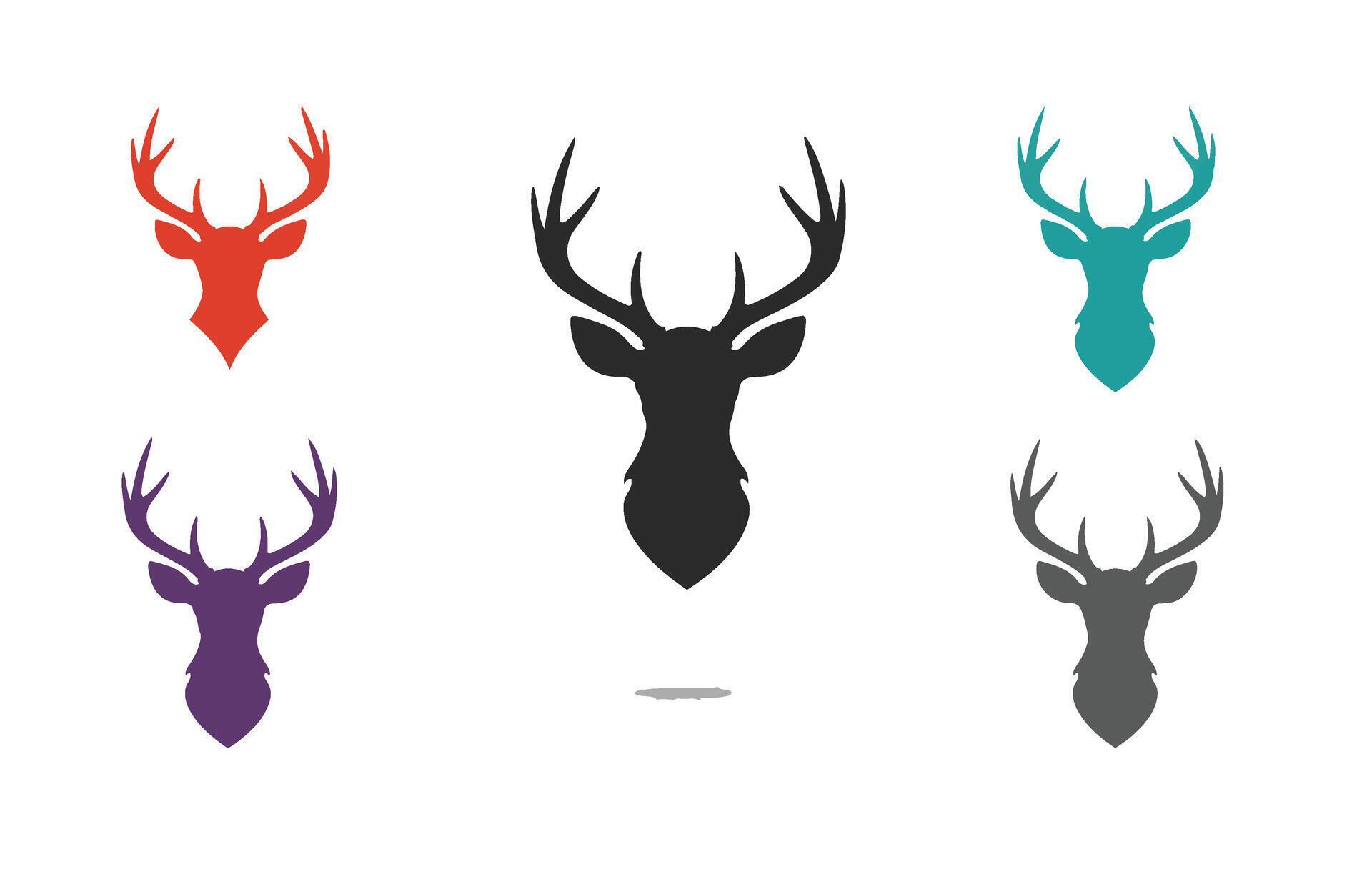 Ornamental Deer Head Pattern 55736141 Vector Art at Vecteezy