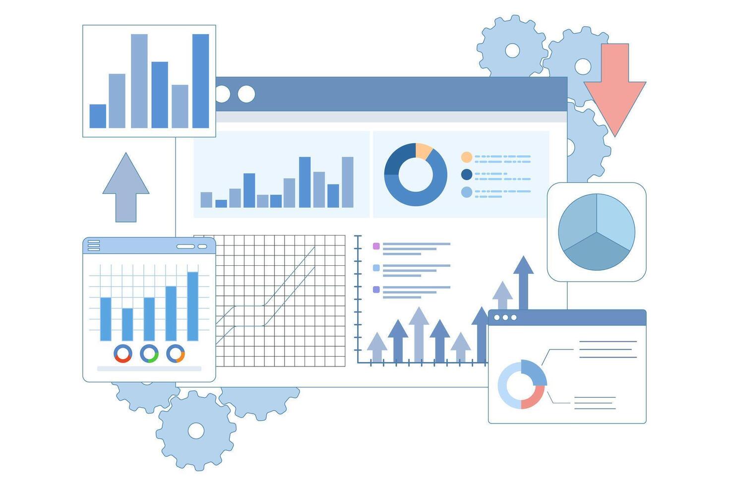 Concept for business analysis, market research, product testing, data ... Concept for business analysis, market research, product testing, data ...