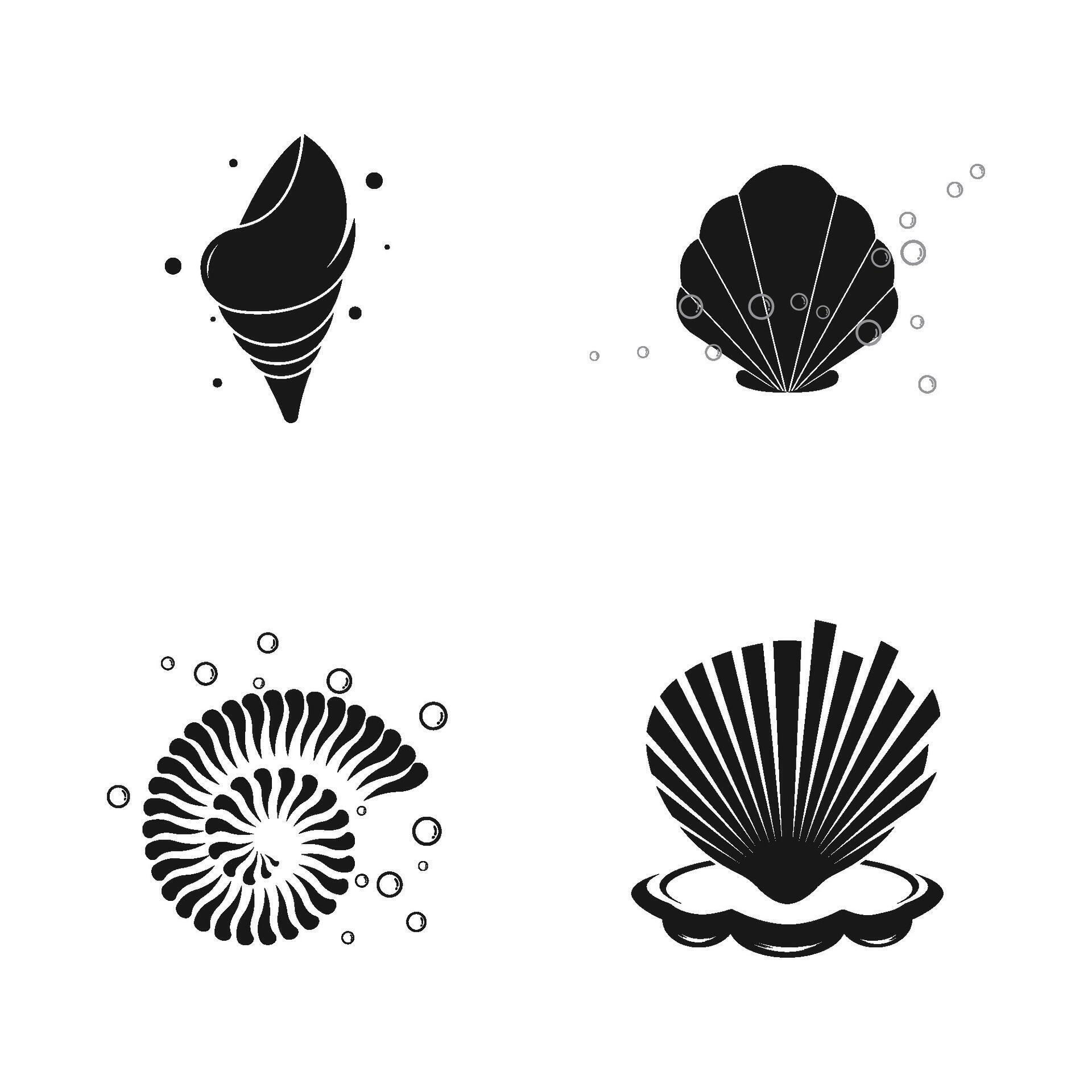 Shell logo or icon design. For brand identity, 55756442 Vector Art at ...