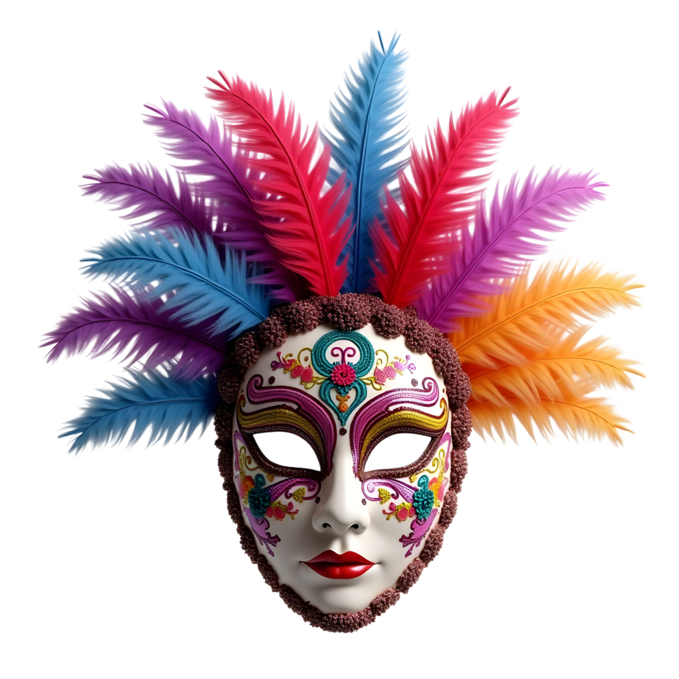 Vibrant Venetian Carnival Mask with Colorful Feathers 55756980 PNG Vibrant Venetian Carnival Mask with Colorful Feathers 55756980 PNG