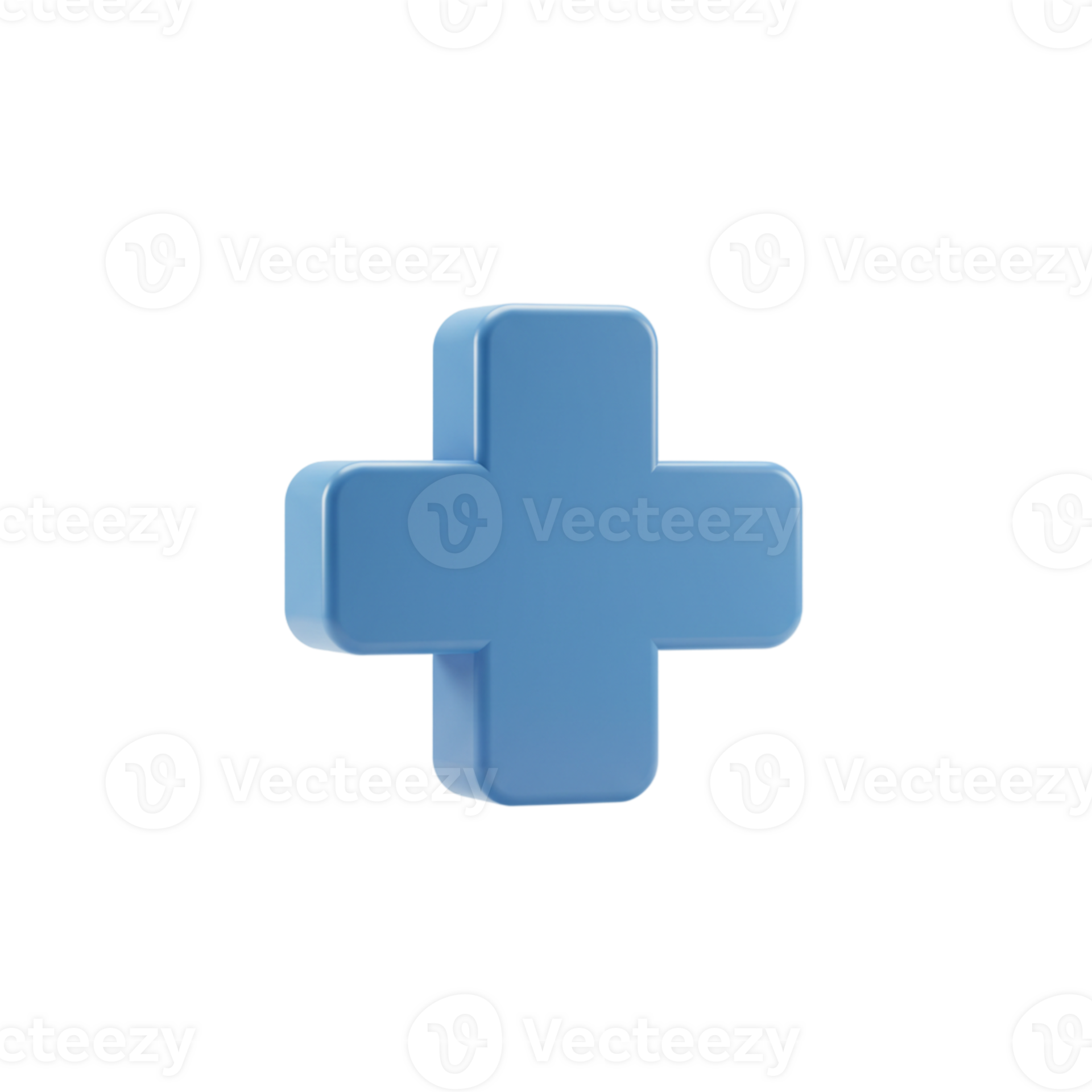 Creative blue plus sign symbol modern design studio graphic element minimalist environment ...