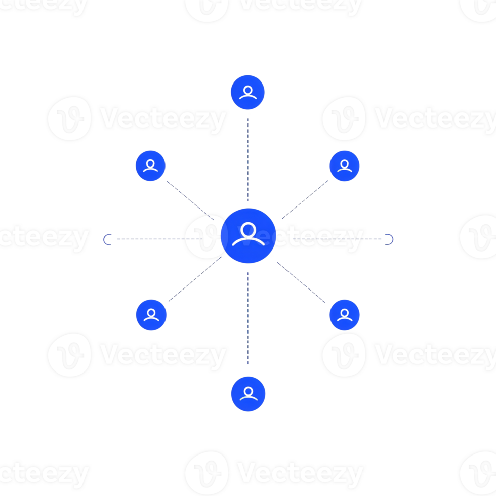 Central Hub Connecting Multiple User Profiles 55778631 PNG Central Hub Connecting Multiple User Profiles 55778631 PNG