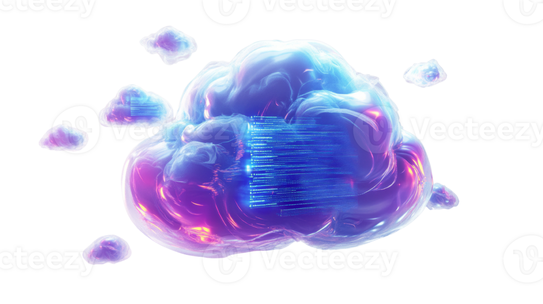 Luminous Cloud Data Storage System Visualization 55778804 Png