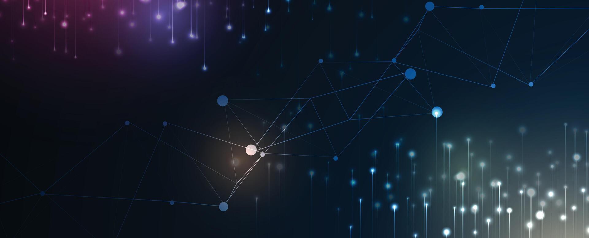 abstract network background with connected dots and lines 55781355 Vector Art at Vecteezy