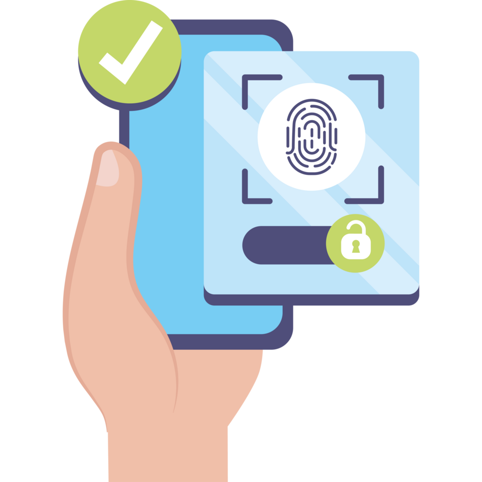 smartphone security unlocked via fingerprint 55784480 PNG smartphone security unlocked via fingerprint 55784480 PNG