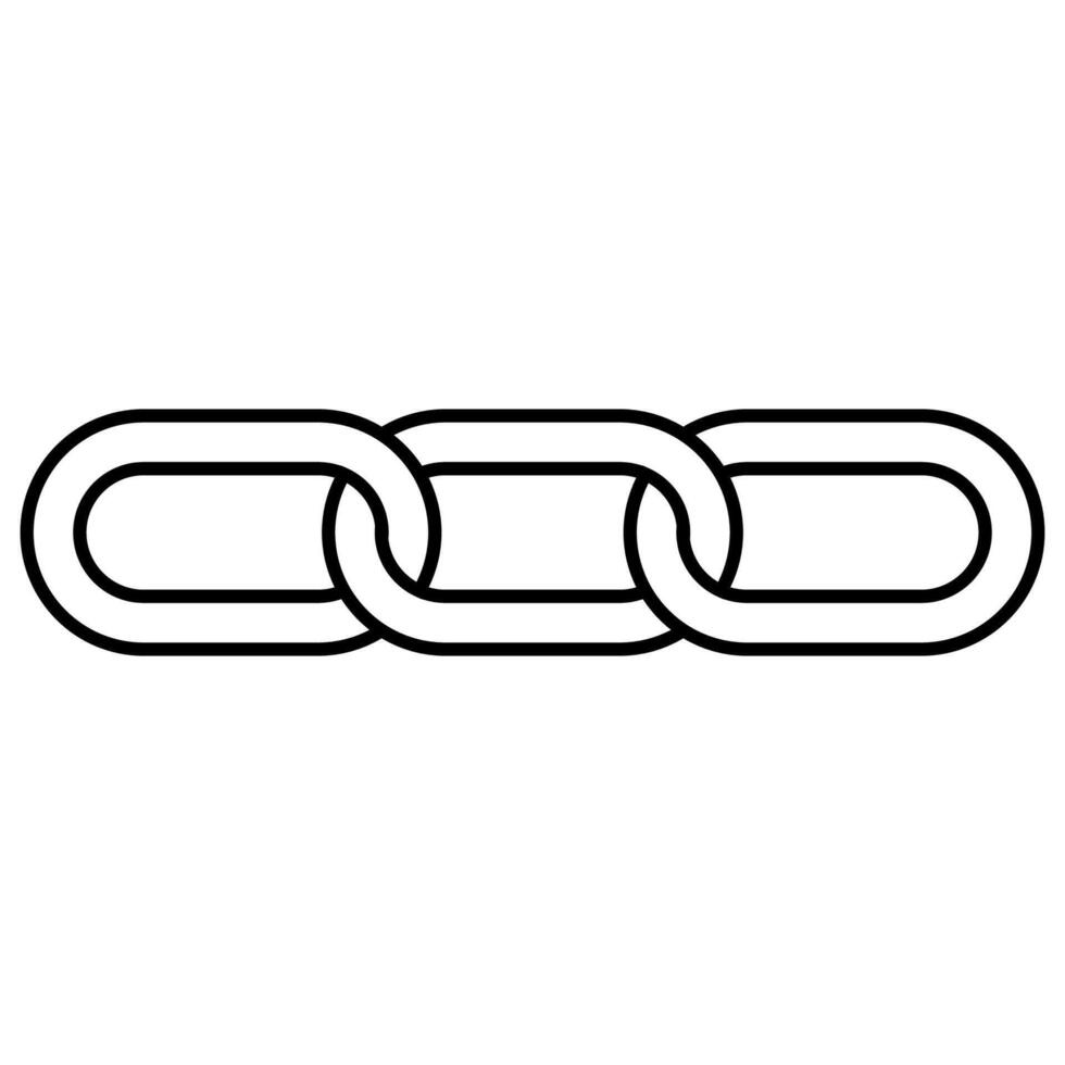 Three Interlocking Chain Links, connection network unity bond togetherness symbol 55792066 ...