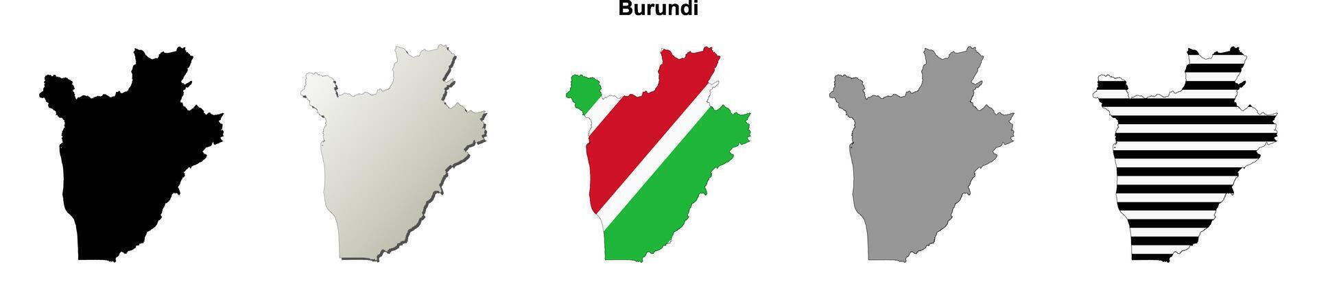 Burundi outline map set 55803007 Vector Art at Vecteezy Burundi outline map set 55803007 Vector Art at Vecteezy