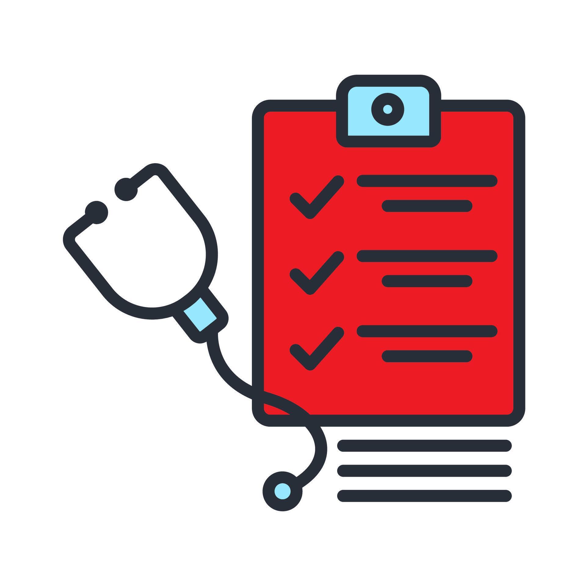 diagnosis icons isolated on White Background. 55847064 Vector Art at Vecteezy