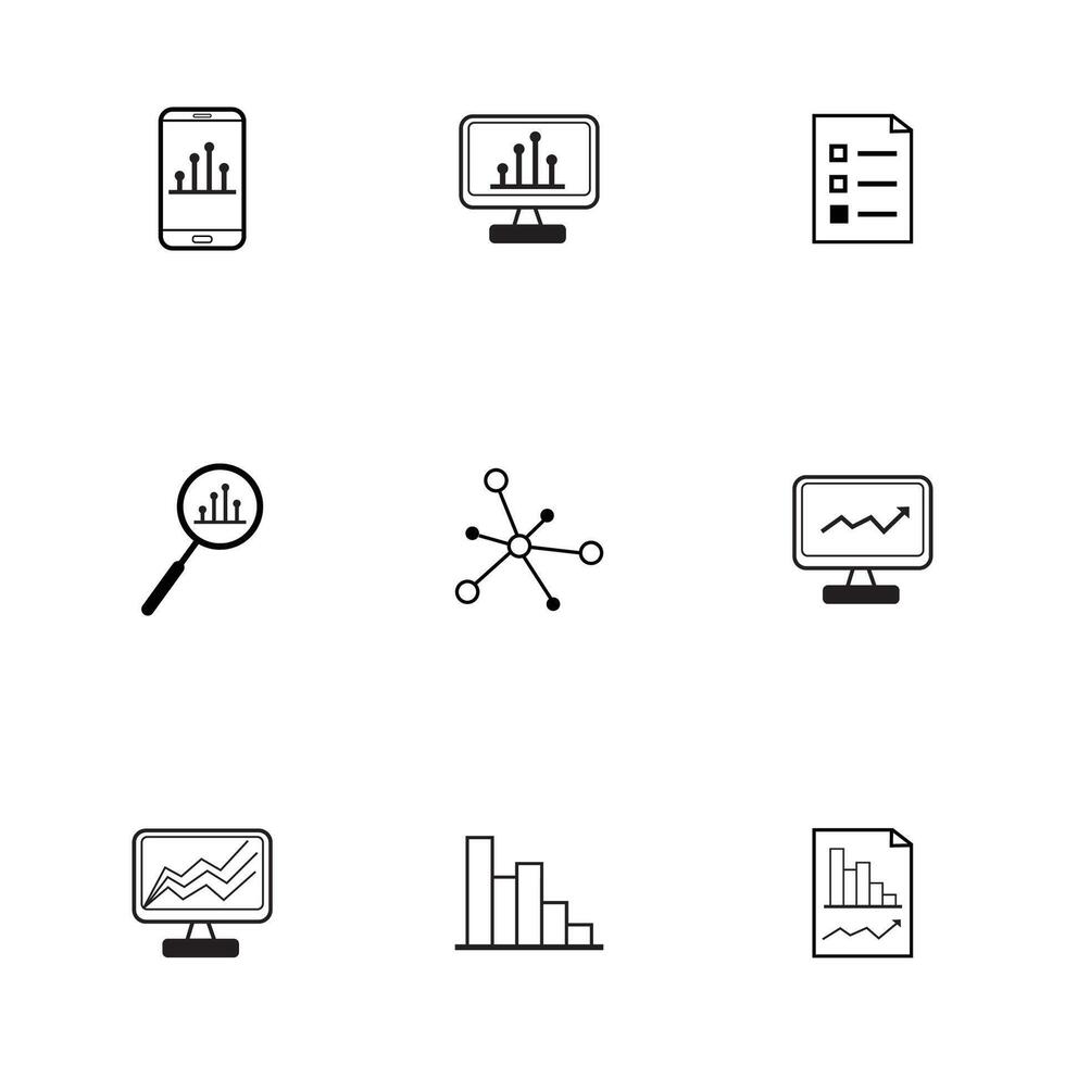 Data Analysis Line set Icons art 55848591 Vector Art at Vecteezy Data Analysis Line set Icons art 55848591 Vector Art at Vecteezy