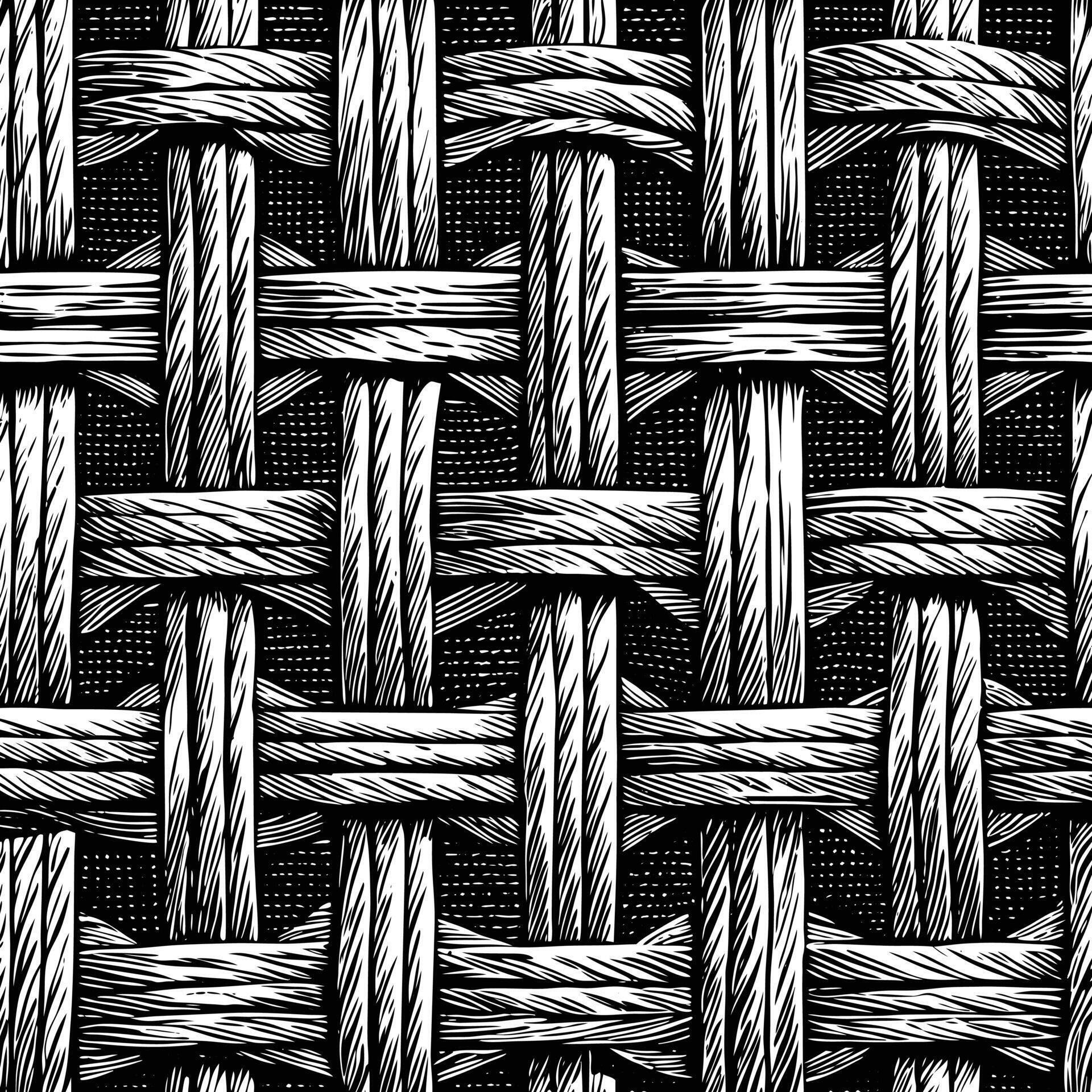a woven basket weave pattern in black and white 55851403 Vector Art at ...
