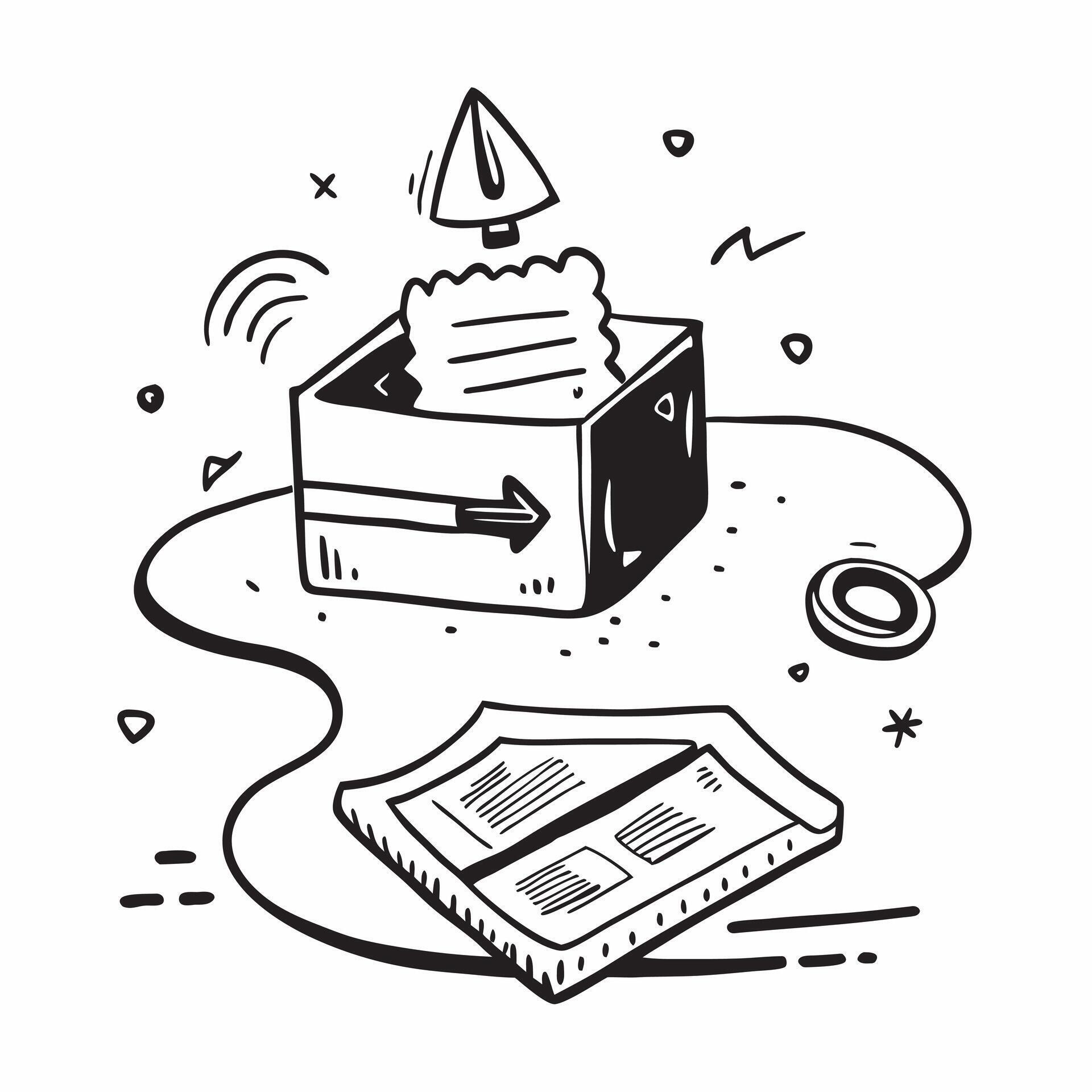 Clean Sandbox symbol with space for text and icons on a white ...