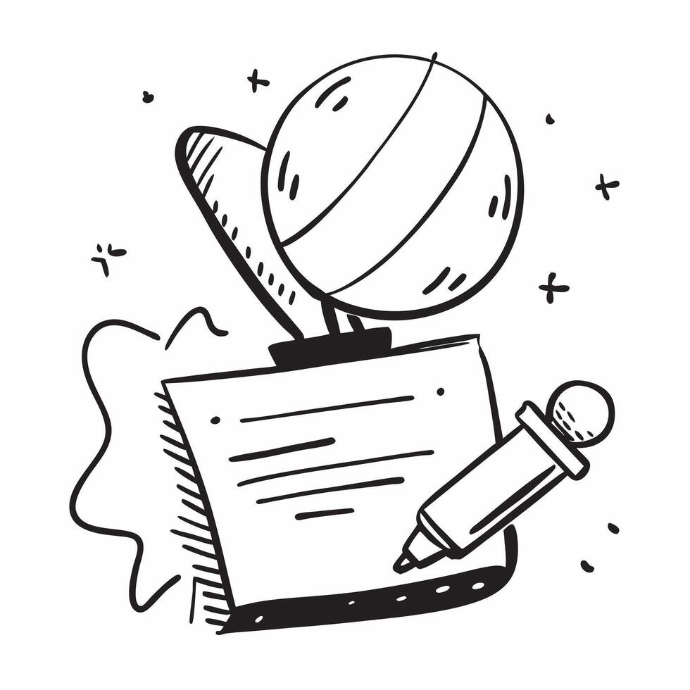 Clean News dashboard and breaking news icon with copy space for software presentations concept ...